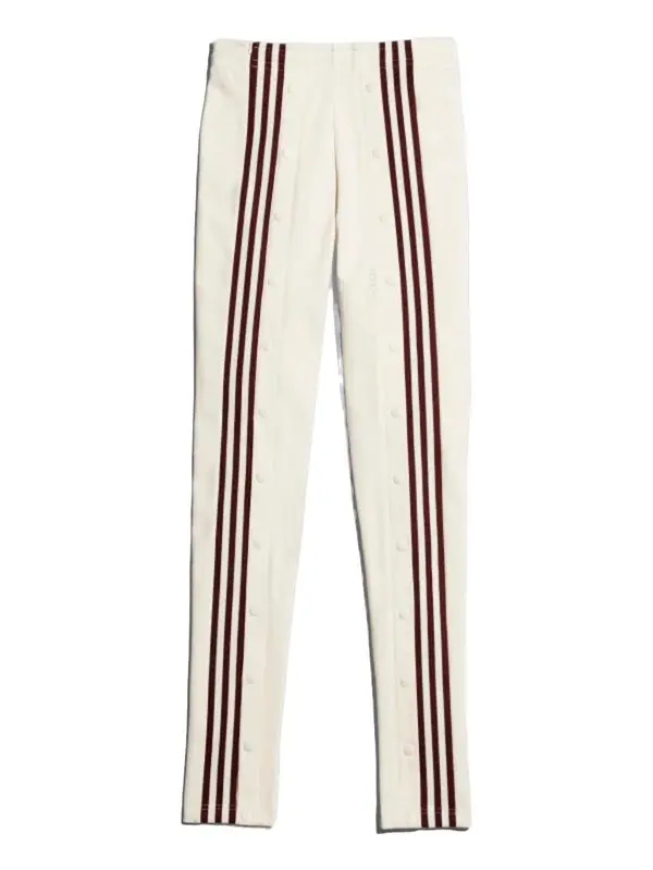 Adidas Ivy Park Snap Track Pants - Ecru Tint/maroon