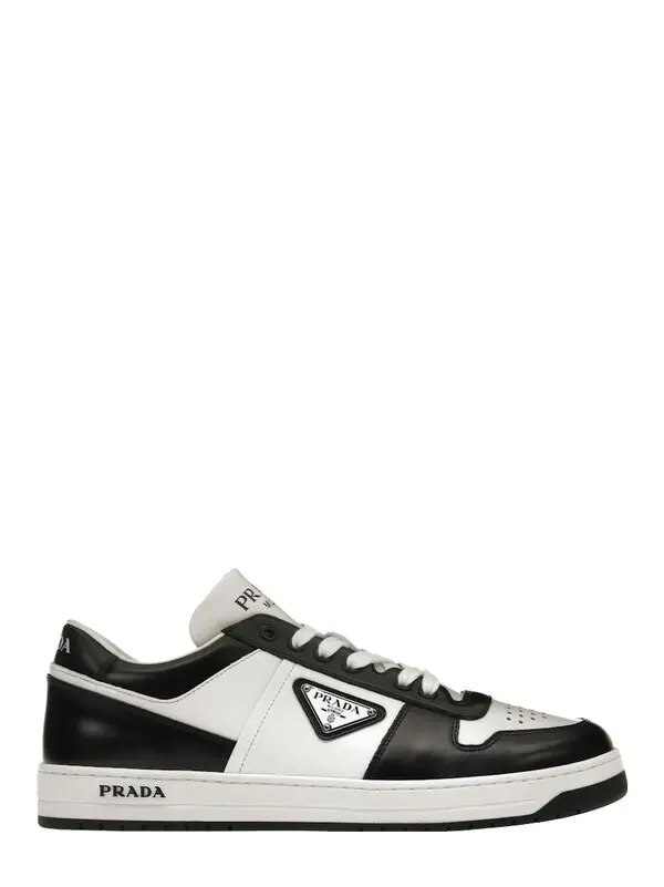 Prada Downtown Low Top Sneakers - White/black