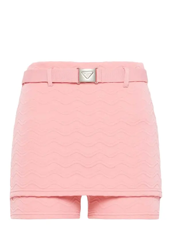 Prada Jacquard Shorts - Pink