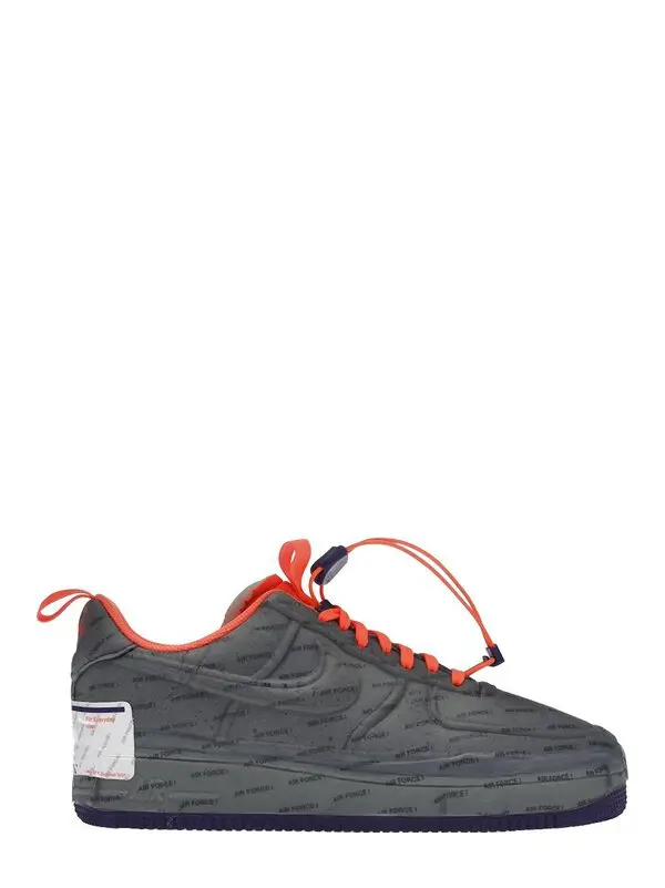 Nike Air Force 1 Experimental Suns - Light Smoke Grey/court Purple/total Orange