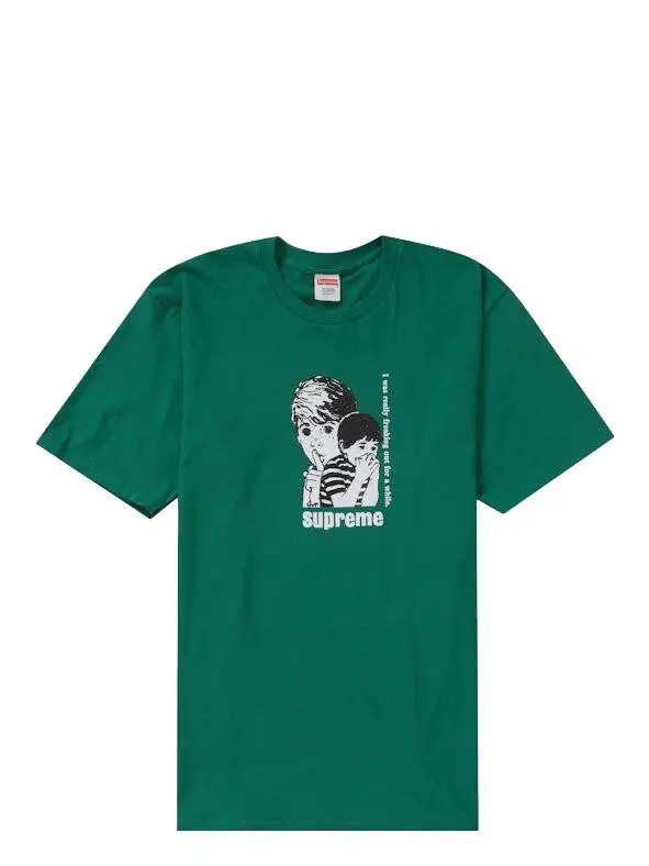 Supreme Freaking Out Tee Shirt - Light Pine