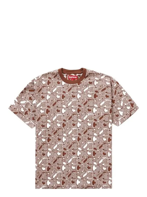 Supreme Fuck Intarsia Short Sleeve Top - Brown