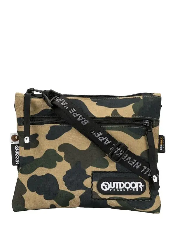 A BATHING APE X Outdoor Products 1st Camo Mini Shoulder Bag - Yellow