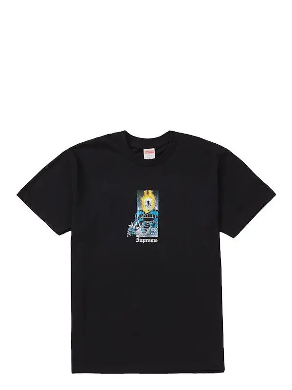 Supreme Ghost Rider Tee Shirt - Black