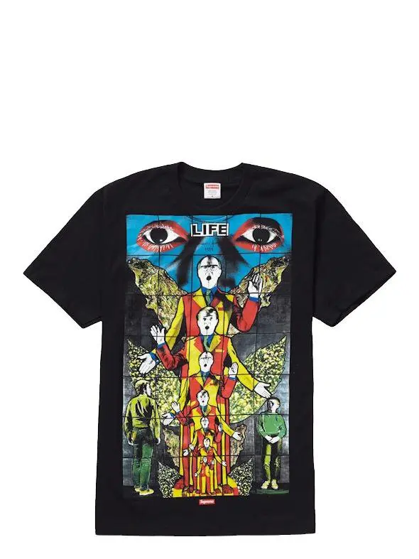 Supreme Gilbert & George Life Tee Shirt - Black