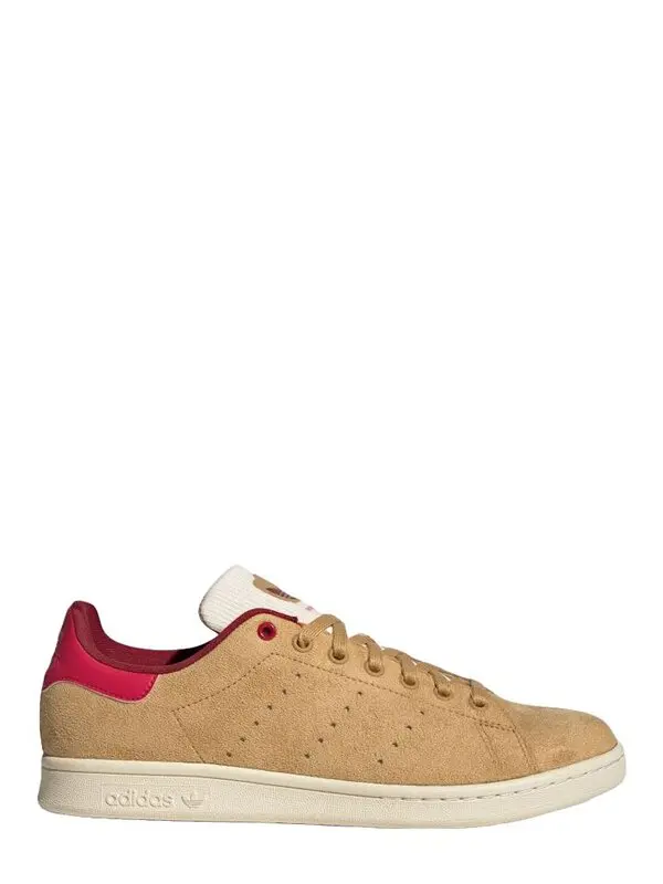 Adidas Stan Smith Sneakers - Golden Beige/cream White/college Burgundy