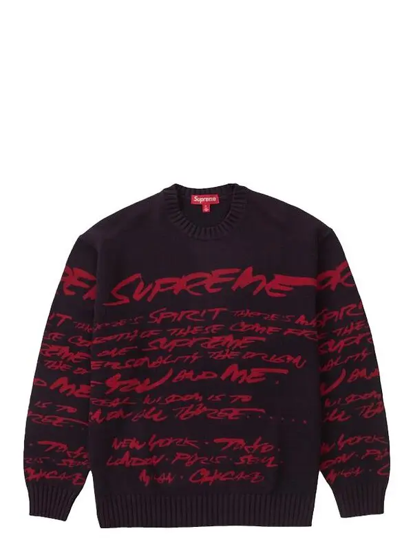 Supreme Futura Sweater - Navy Blue