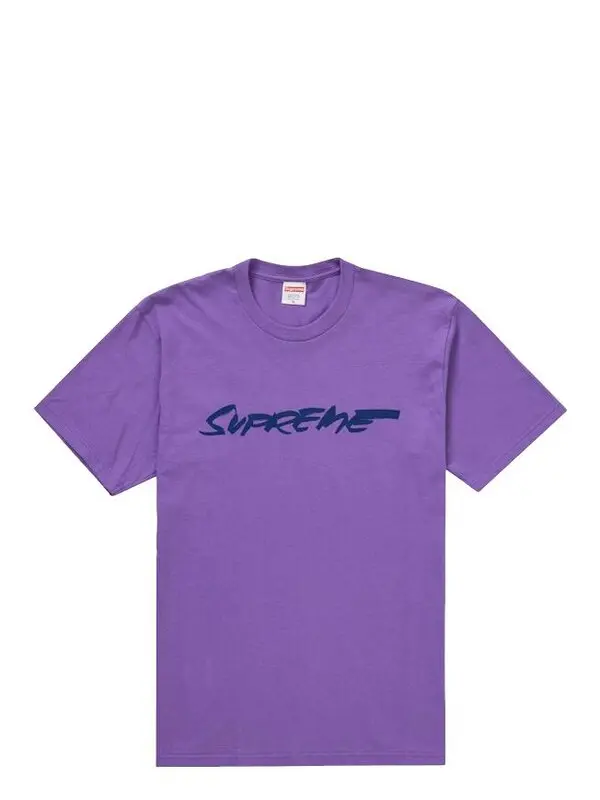 Supreme Futura Logo Tee Shirt - Purple