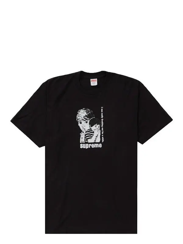 Supreme Freaking Out Tee Shirt - Black