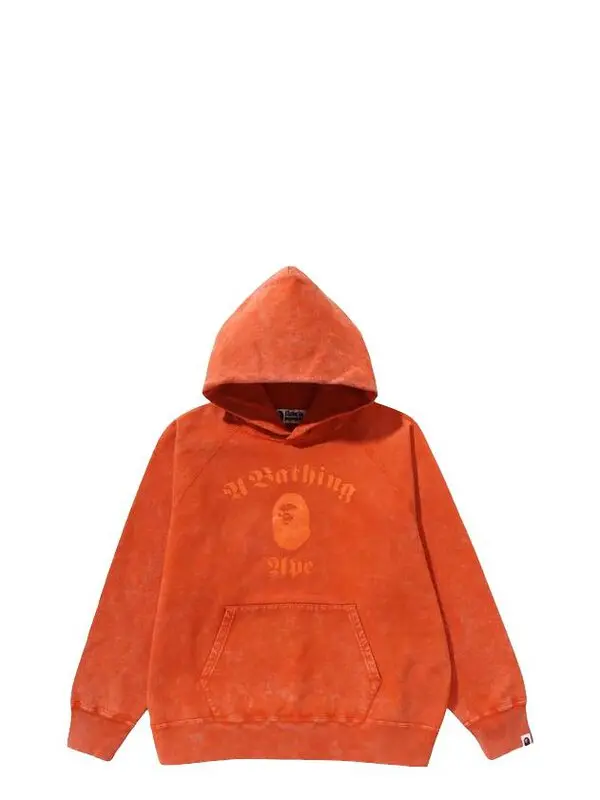 A BATHING APE Overdye Pullover Hoodie - Orange