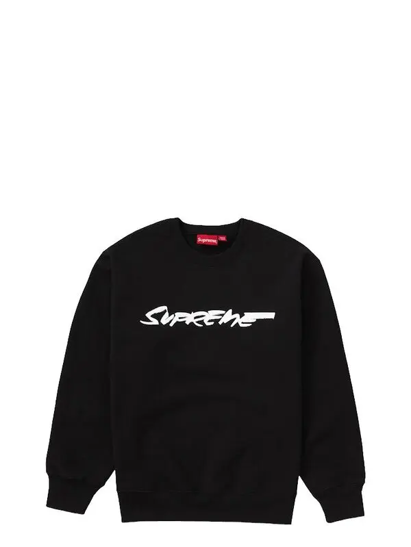 Supreme Futura Logo Crewneck Sweatshirt - Black