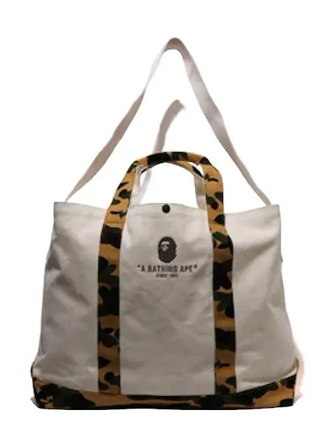 A BATHING APE 1st Camo Tote Bag - Yellow