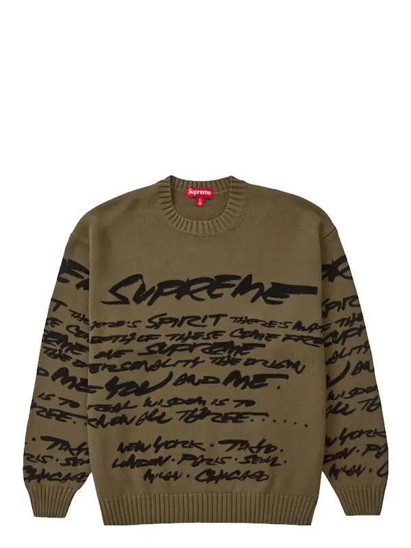 Supreme Futura Sweater - Olive