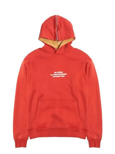 JORDAN Flight Heritage Fleece Hoodie - Red Clay