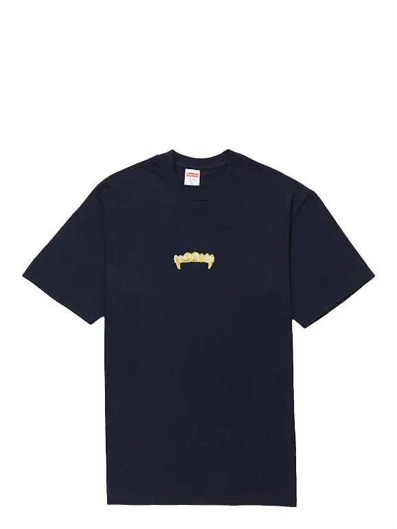 Supreme Fronts Tee Shirt - Navy Blue