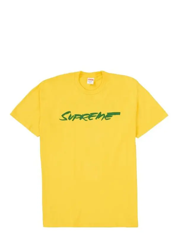 Supreme Futura Logo Tee Shirt - Yellow