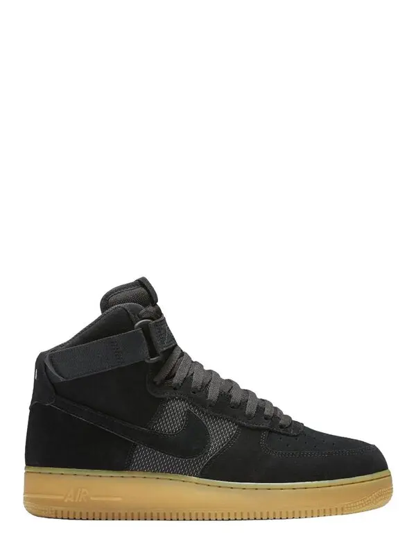 Nike Air Force 1 High 07 Lv8 Gum Sneakers - Black/gum Light Brown