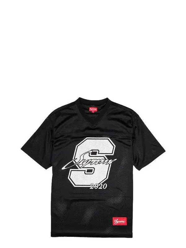 Supreme Glitter Football Top - Black