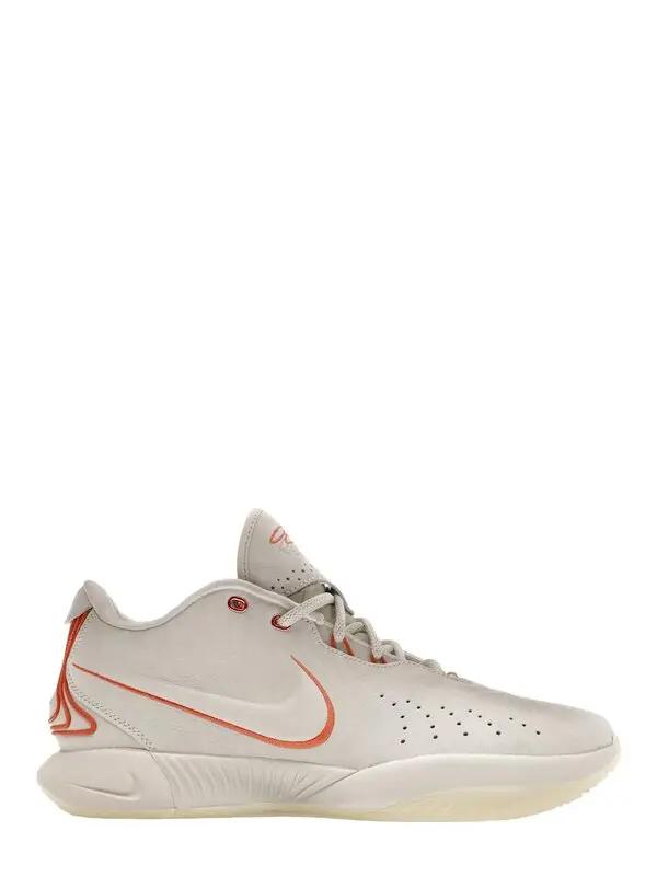 Nike Lebron 21 Akoya Sneakers - Light Bone/campfire Orange/celestine Blue