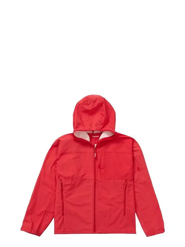 Supreme Full Zip Facemask Jacket - Red