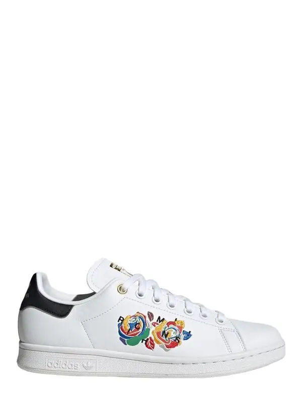 Adidas Stan Smith Lace Up Sneakers - Footwear White/supplier Color/gold Metallic