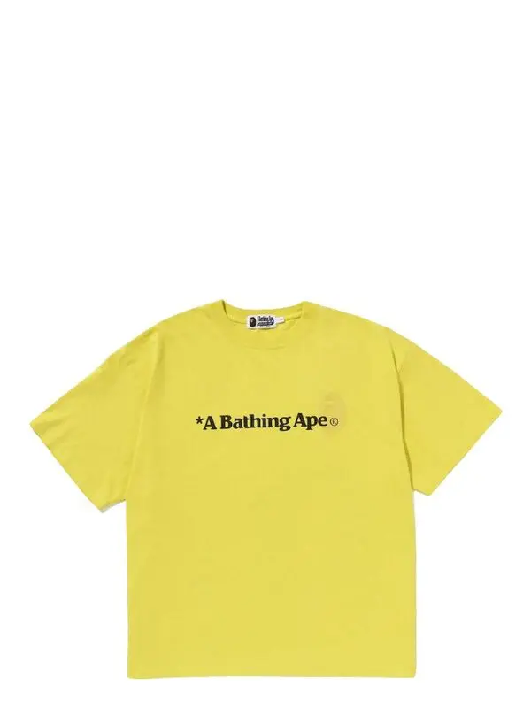 A BATHING APE Relaxed Fit Tee Shirt - Yellow