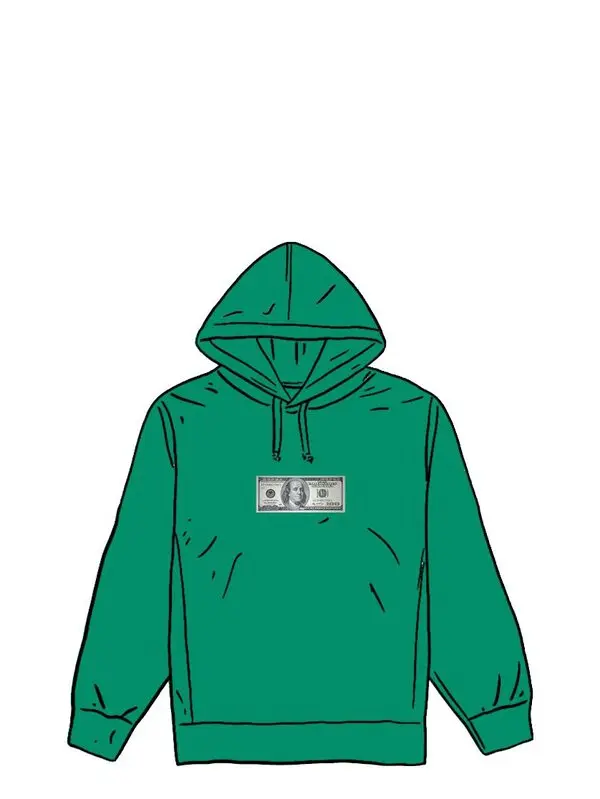 Supreme Franklin Hooded Sweatshirt - Light Pine