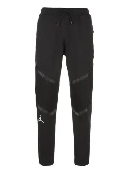 JORDAN Drifit Zion Fleece Pants - Black/white