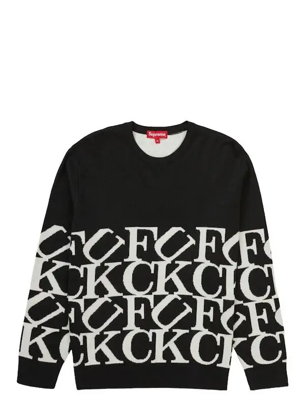 Supreme Crewneck Sweater - Black