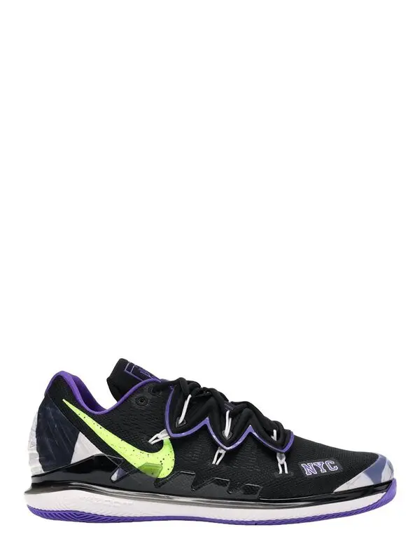 Nike Air Zoom Vapor X Kyrie 5 Us Open Sneakers - Black/psychic Purple/white