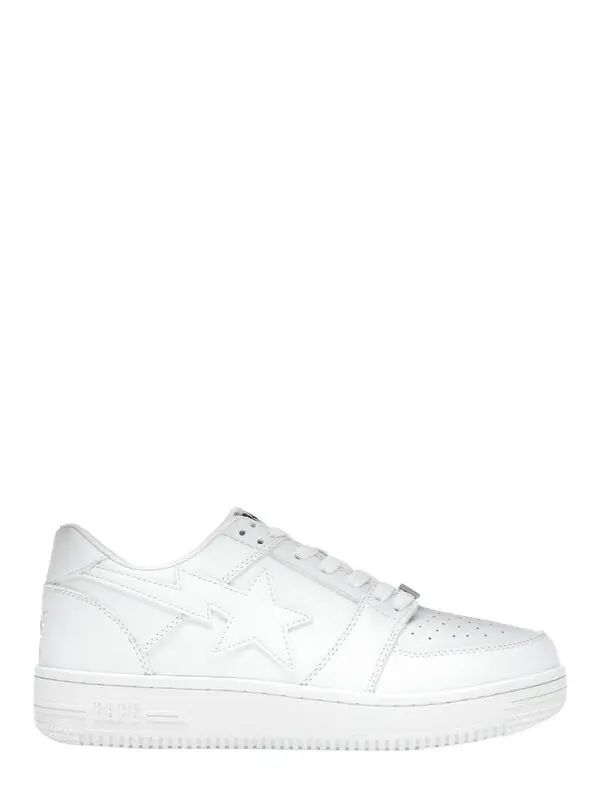 BAPE A Bathing Ape Sta Low Sneakers - Triple White