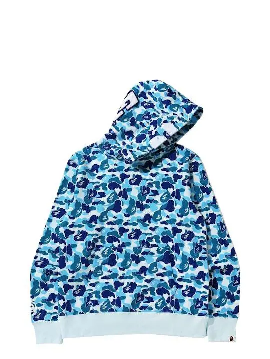 BAPE Abc Camo 2nd Ape Wide Fit Pullover Hoodie - Blue