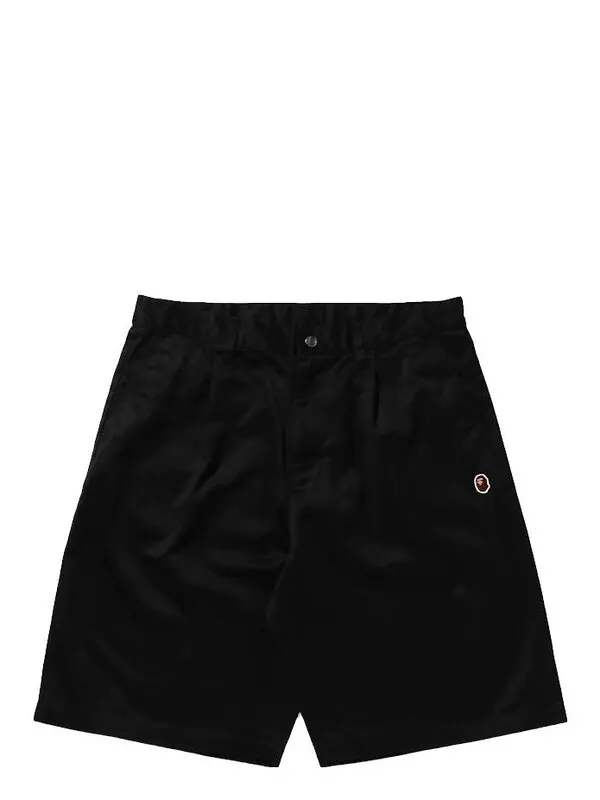 BAPE One Point Wide Fit Chino Shorts - Black