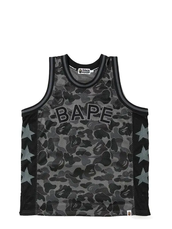 BAPE Abc Basketball Tank Top - Black