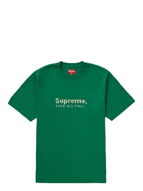 Supreme Gold Bars Tee Shirt - Green