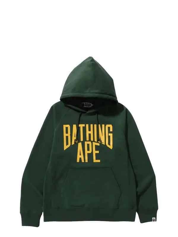 BAPE Logo Pullover Hoodie - Green