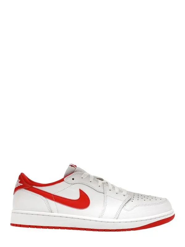 JORDAN 1 Retro Low Og Sneaker - White/university Red