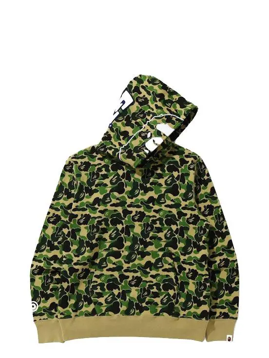 BAPE Abc Camo 2nd Ape Wide Fit Pullover Hoodie - Green