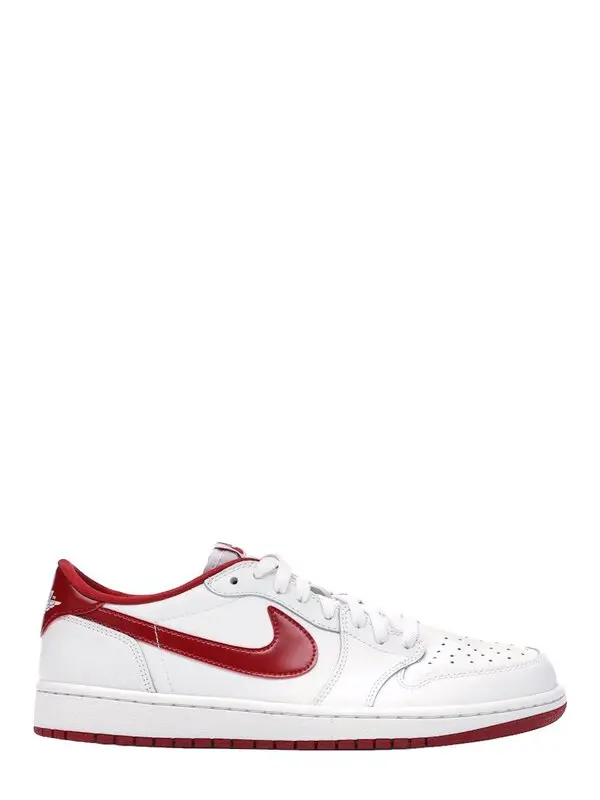 JORDAN Air 1 Retro Low - White/varsity Red