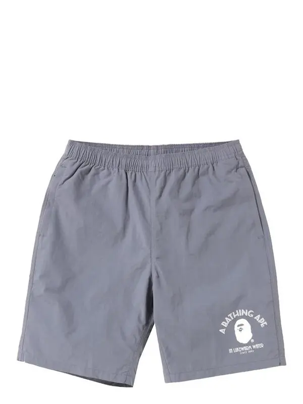 A BATHING APE Nylon Beach Shorts - Gray