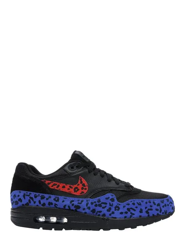 Nike Air Max 1 Leopard Sneakers - Black/red/royal