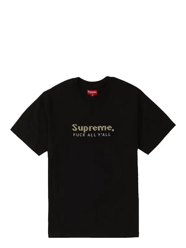 Supreme Gold Bars Tee Shirt - Black