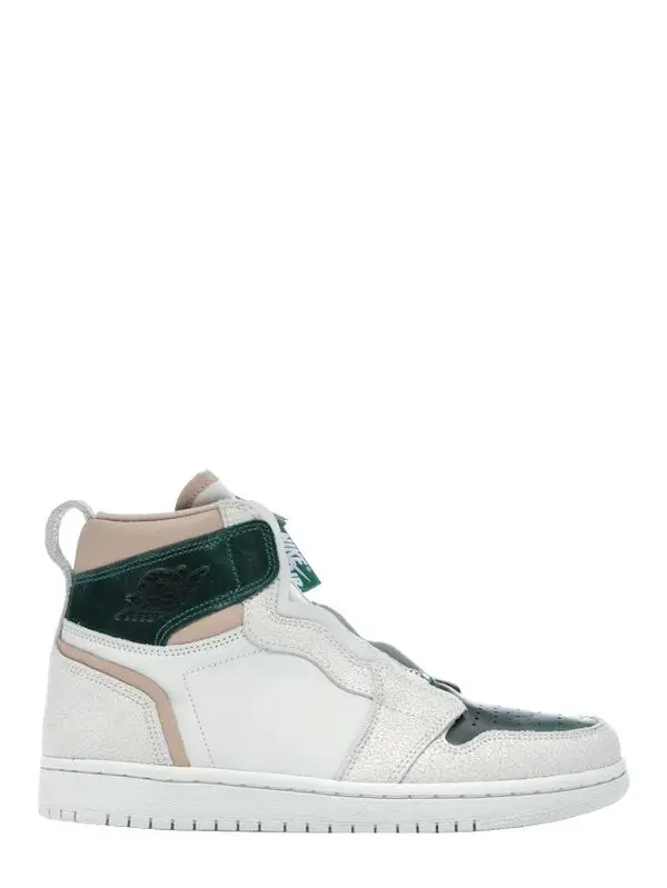 JORDAN 1 Retro High Zip Sneakers - Spruce Aura/mystic Green/bio Beige