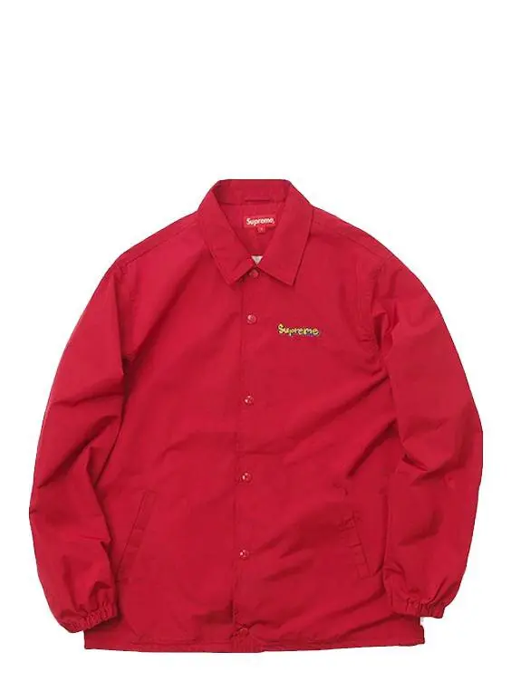 Supreme Gonz Logo Coaches Jacket - Red