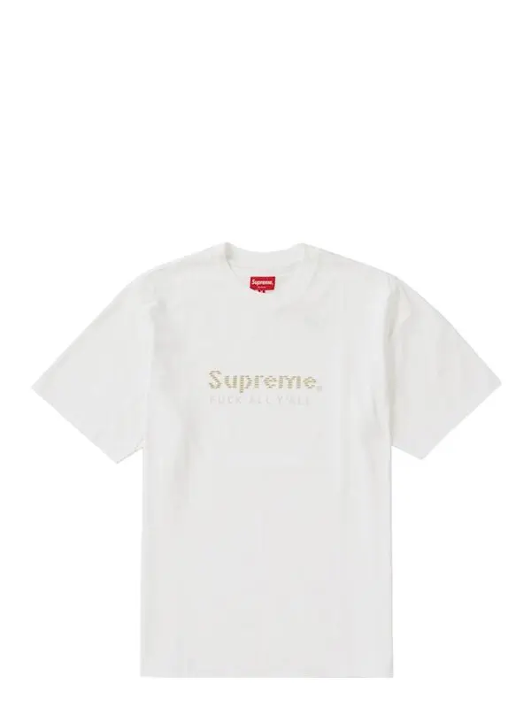 Supreme Gold Bars Tee Shirt - White