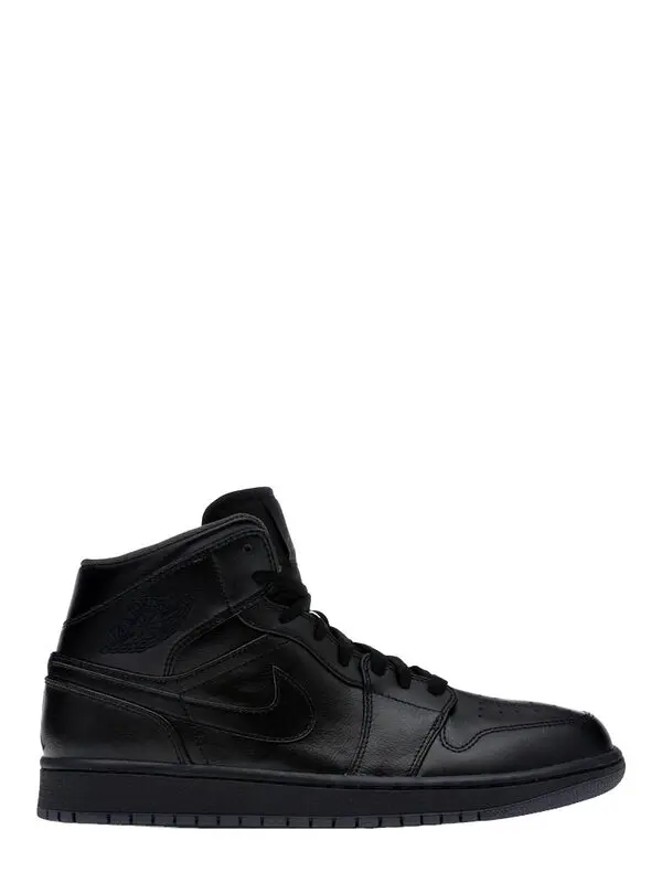 JORDAN 1 Retro Mid - Black/dark Grey