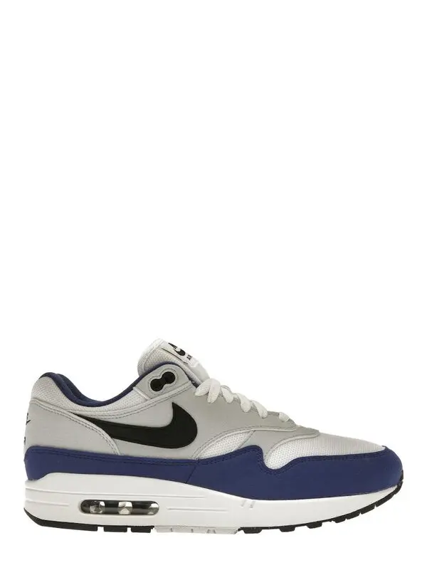 Nike Air Max 1 Sneakers - White/black/deep Royal Blue