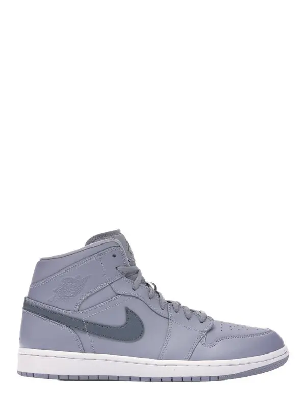 JORDAN 1 Retro Mid Sneakers - Wolf Grey/cool Grey/white