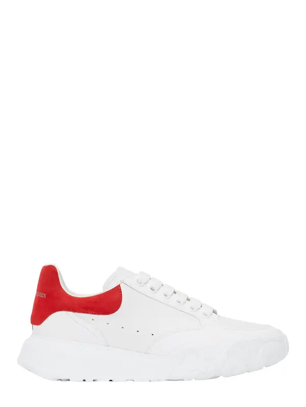 Alexander McQueen Court Trainers - White/red
