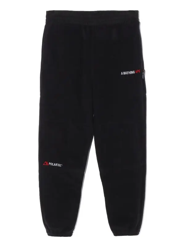 A BATHING APE Polartech Fleece Pants - Black